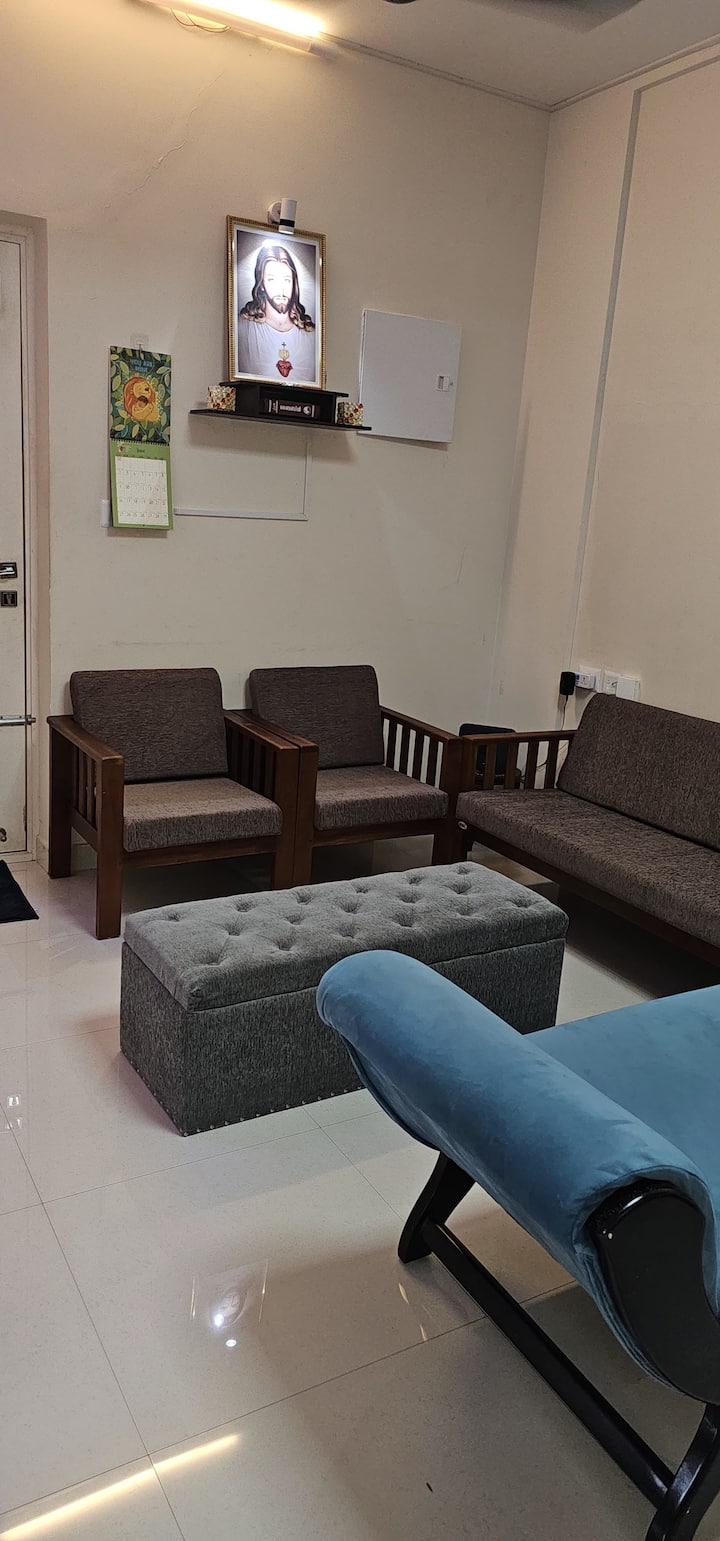 Lausdeo1:self Checkin 2bhk Ac Corner Flat Top Floo - Thiruvananthapuram