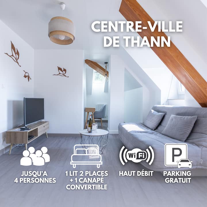 T2 Lumineux • Centre De Thann • Gare à Pied - Cernay