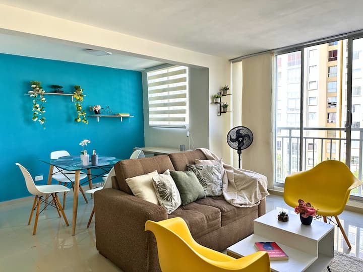 Apt Pool+highspeedwifi/netflix/3 Min Mall - Barranquilla