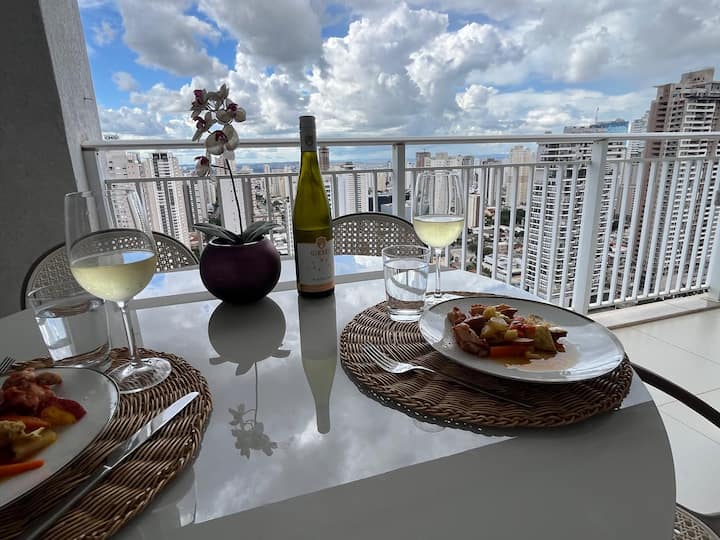 Vista Incrível No Bueno • Varanda E Piscina Aquec. - Goiânia