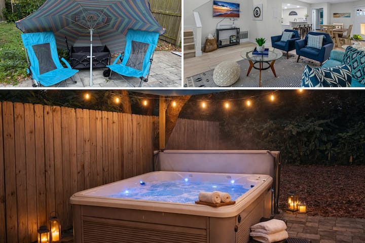 Spring Deal~vilano Beach Serene Walk~coastal Home - Vilano Beach, FL