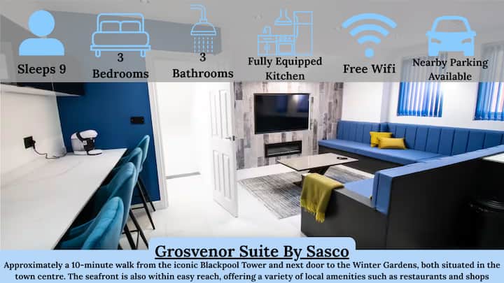 Appartement-prestige-salle De Bain Privée-grosveno - Lytham St Annes