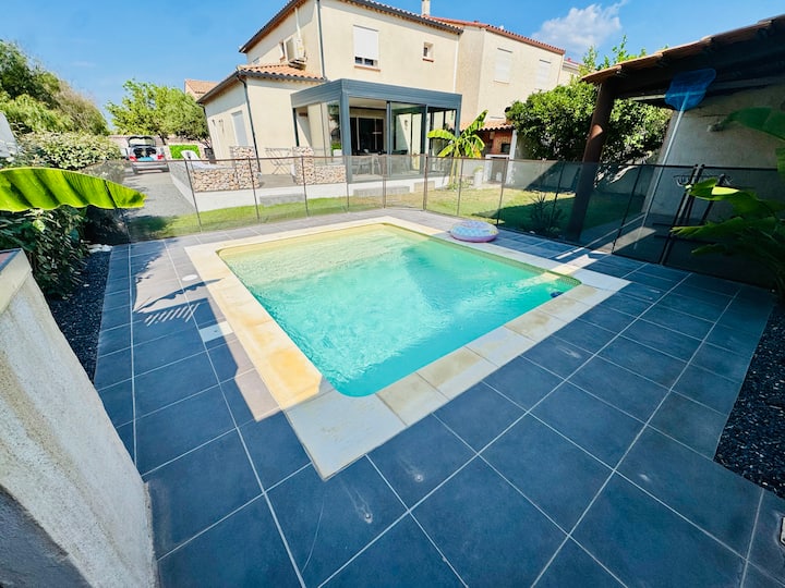 Villa Avec Piscine - Chez Jérôme Et Marie - Perpignan