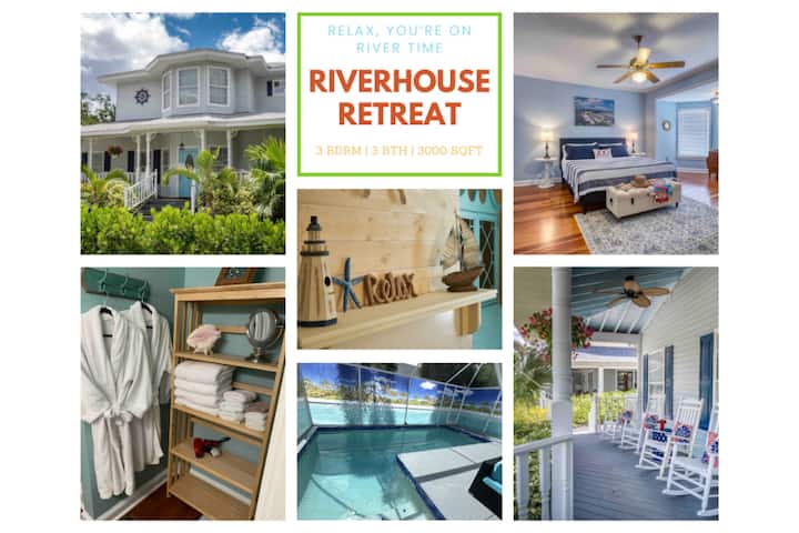 Heated Pool Riverfront / Ferry To Beach /Game Room - Bradenton, FL