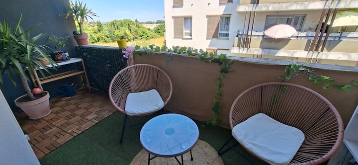 Appartement Près Centre Et Tram - Blagnac