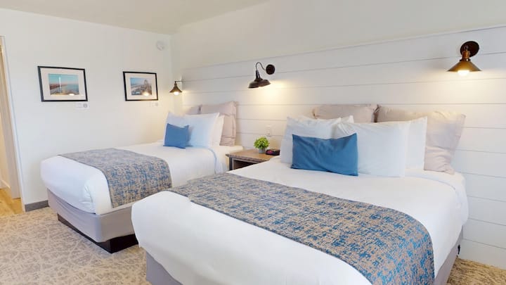Double Queen+balcony 1 Block From Beach | Sleeps 4 - Ocean City, NJ