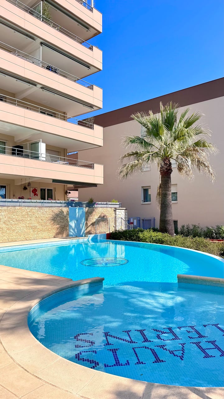 Le Lérins Appartement Spacieux Avec Climatisation, Terrasse Et Piscine, Près De Cannes - Mandelieu-la-Napoule