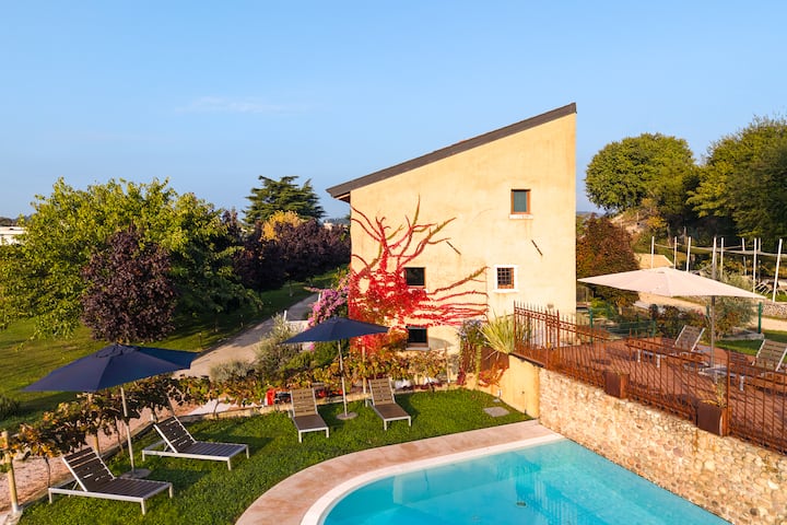 Beautiful Apartment With Pool - Nella - Garda