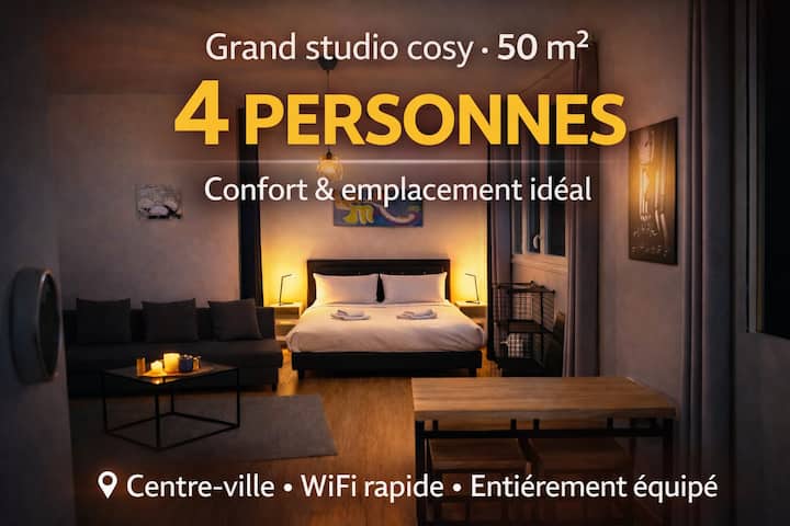 Studio Cosy Au Cœur De Graulhet - Calme - 50m² - Graulhet