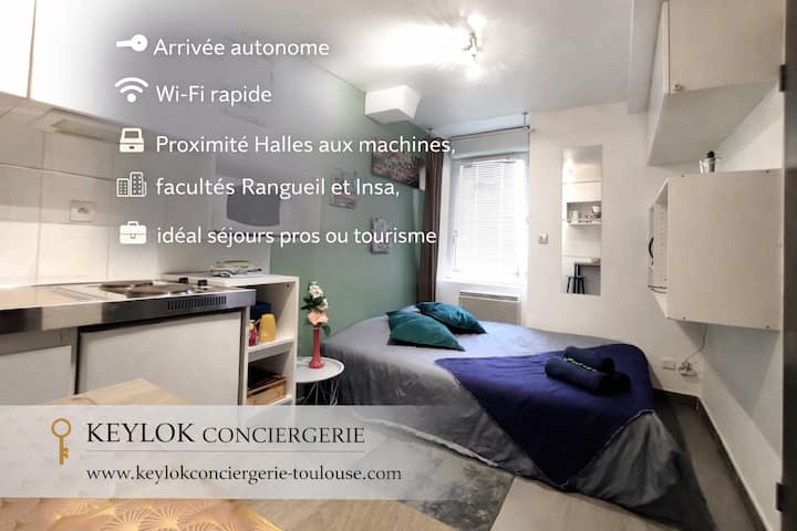 Studio Cosy Toulouse Idéal Loisirs & Pro - Castanet-Tolosan