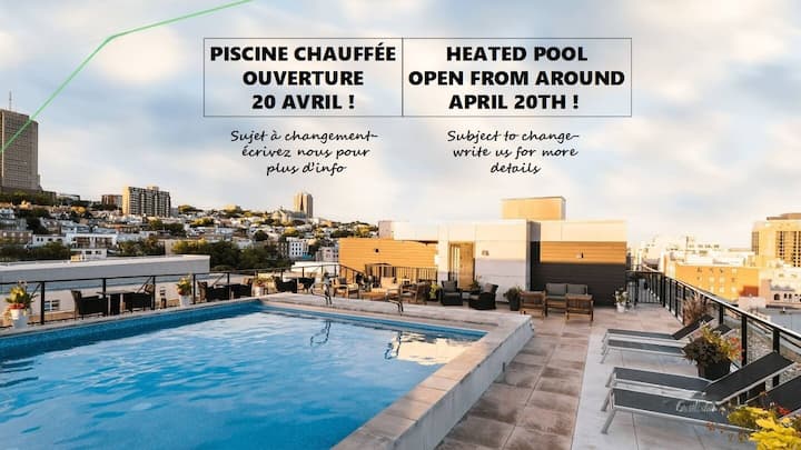 Le Bouleau | Parking | Piscine & Bbq | Bureau & Ac - Québec City