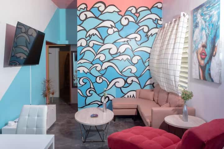 Casa Vibe| Rooftop Pool, Gated Parking, Jacuuzi - Porto Rico