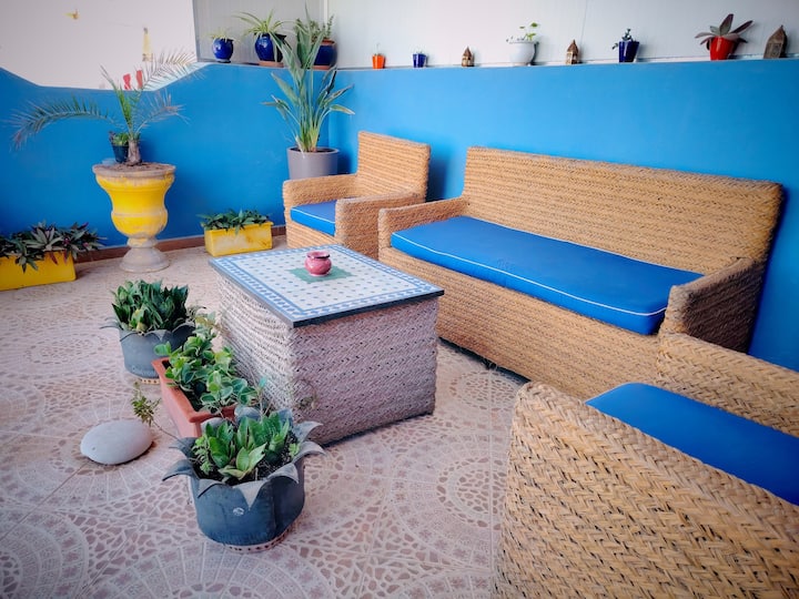 Agréable Appartement Avec Terrasse Ensoleillée - Agadir