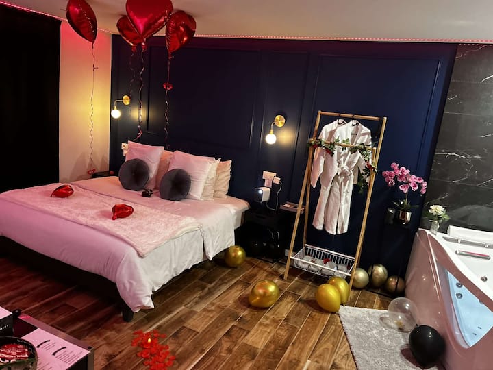 Midnight Room Love Room – Jacuzzi & Cinéma - Gironde