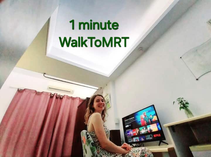 安心套房可月租／季租，捷運(Mrt)1分鐘。近市政府、國家戲劇院、逢甲夜市、中央公園。 - North District