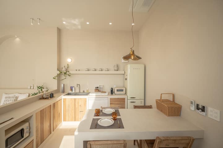 "샌드앤밀크 - 샌드" 휴양지 무드의 제주 애월 독채 숙소 | 프라이빗 자쿠지 & 불멍 - Jeju-si