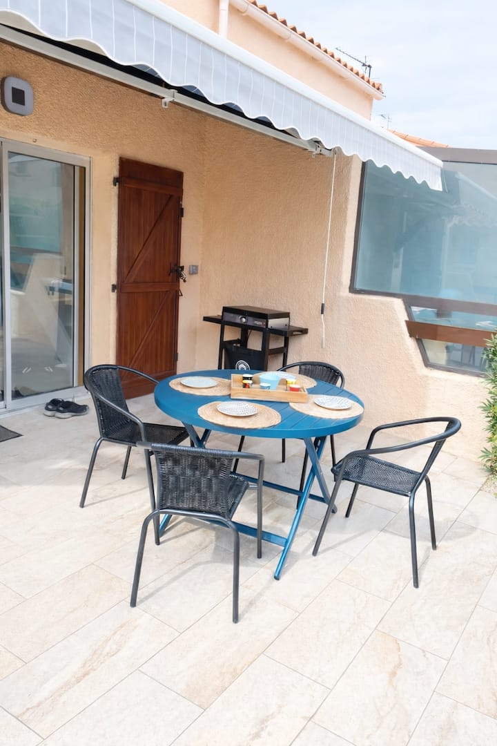 Villa En Residence Avec Piscine Et Grande Terrasse - Saint-Cyprien Plage
