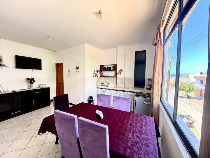 Departamento #3 A 1 Minuto Del Malecón - Starlink - Galápagos Islands