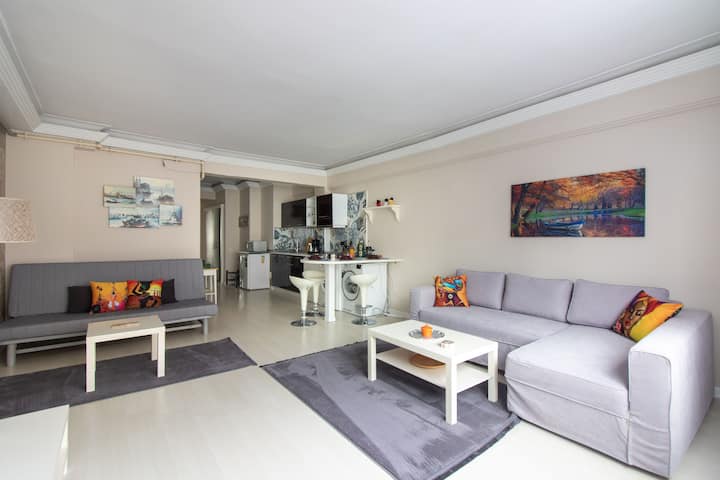 Appartement 1ch à Galata Avec Vue Sur La Ville - İstanbul