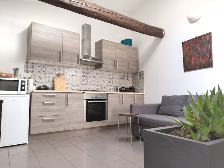 Duplex Avec Terrasse Au Centre Historique - Sérignan