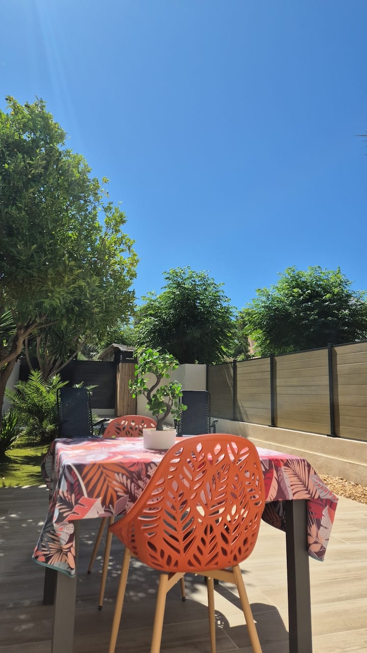 Le 36 - Maison Cosy Avec Jardin - Classé 3 éToiles - Balaruc-les-Bains