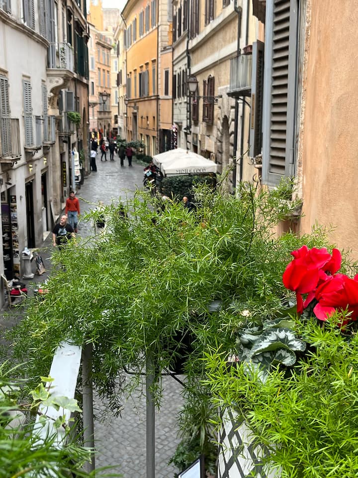 Pasquino's Balcony Via Del Governo Vecchio - Rome