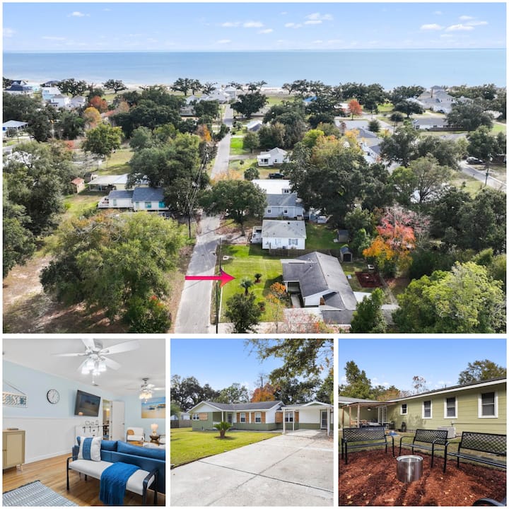 Beachfront 5bd Gamerm Brkfast No Airbnb Fee Casino - Gulfport, MS