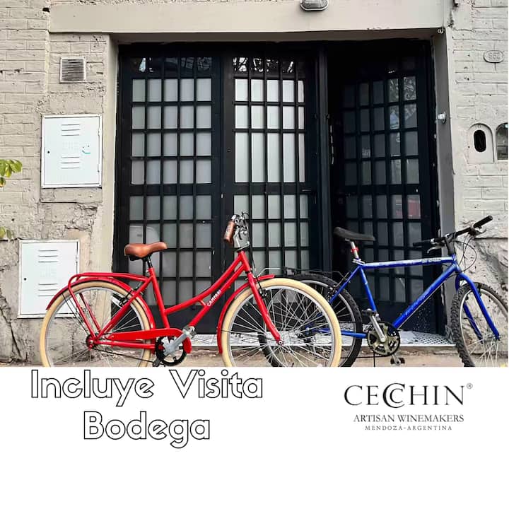 Casa Vintage Barrio Exclusivo En Ciudad Con Bicis - Mendoza