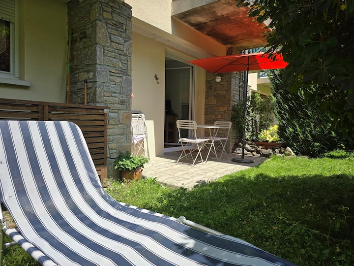 2 Pièces, Jardin, Proche Thermes - Les