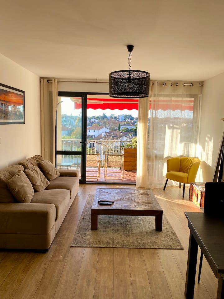 T3 Centre 2 Sdb Calme Parking - Anglet