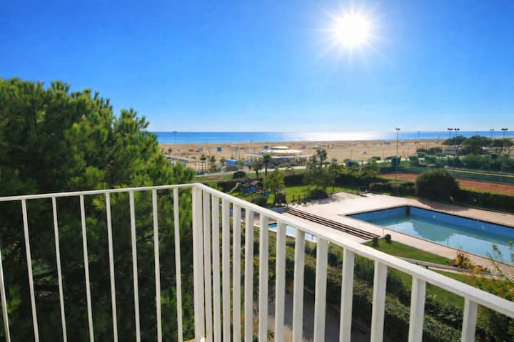 Appartement Accueillant D'une Chambre Avec Vue Lat - Bibione