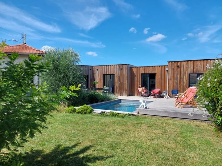 Maison Plein Centre Avec Piscine 6 Personnes - La Teste-de-Buch