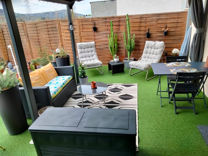 Charmant T2 Ardéchois - Aubenas