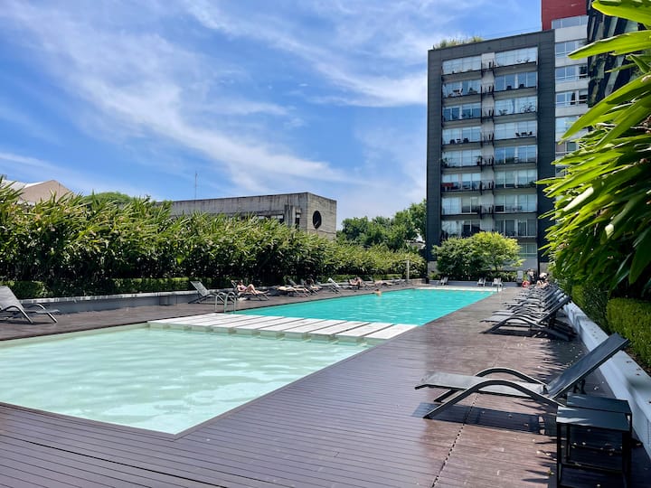 Apartment Palermo Hollywood Pools Balcony - Buenos Aires