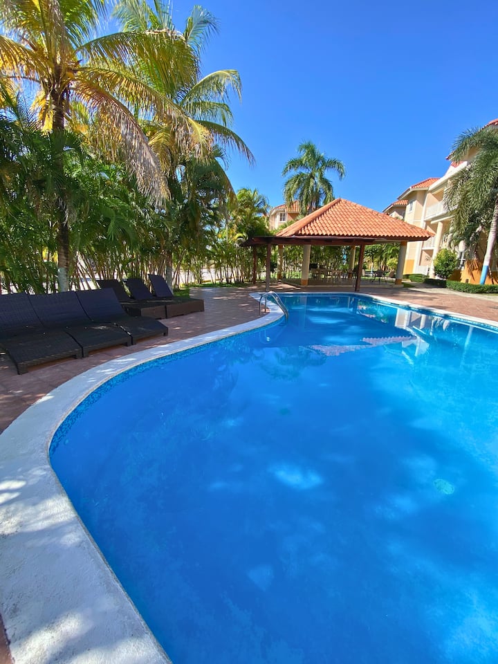 Fabuloso Apto 2r2b Con Patio - Punta Cana
