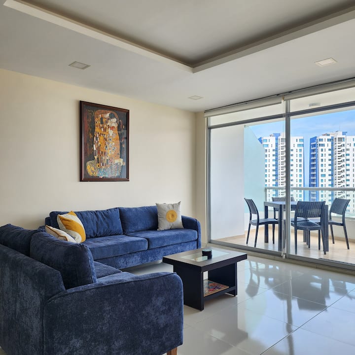 Moderno Departamento, Balcón Vista Al Mar 7mo A/c - Atacames