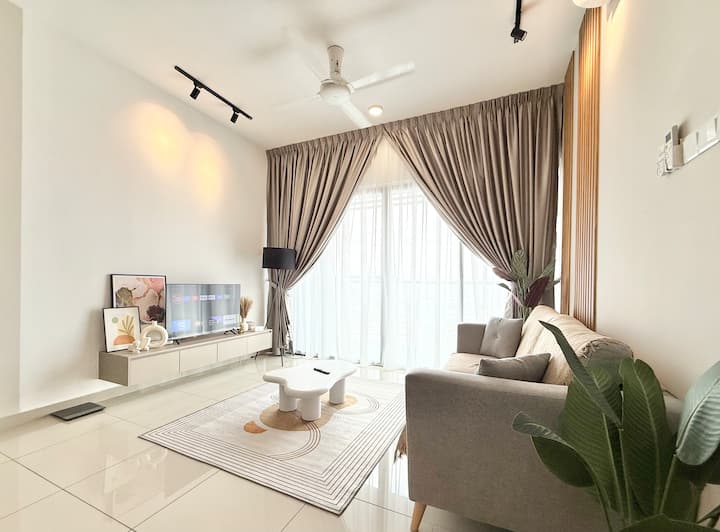 'New'5min Sunway Home 3br 7pax| Pool View|netflix - Petaling Jaya