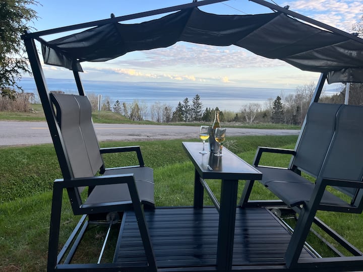 Chalet Boomerang - Vue Panoramique Sur St-laurent - Charlevoix