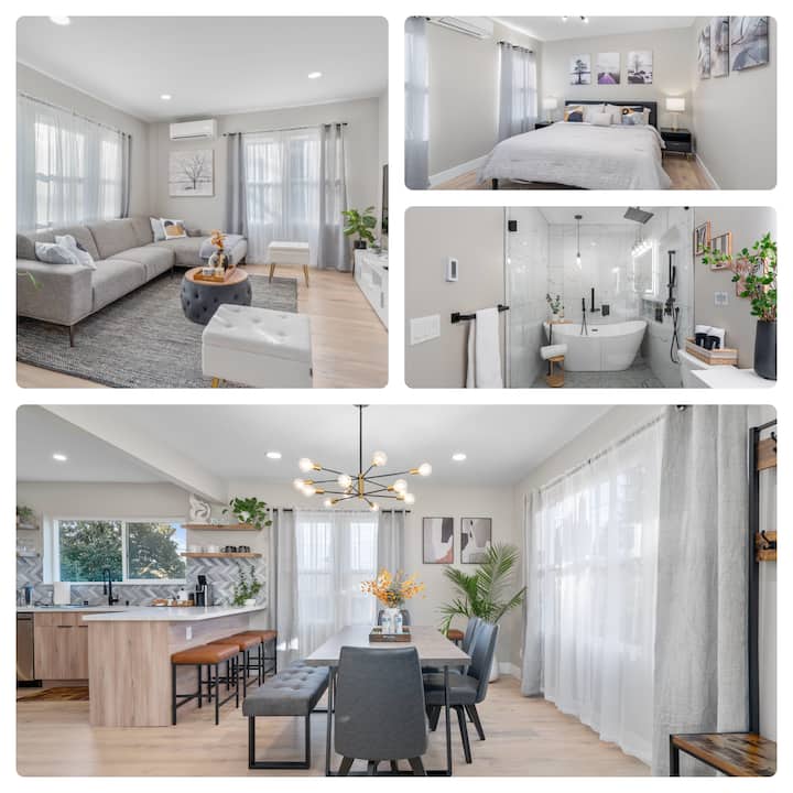 Cozy Modern 3br/2ba | Luxury King Master Suite - Seattle, WA