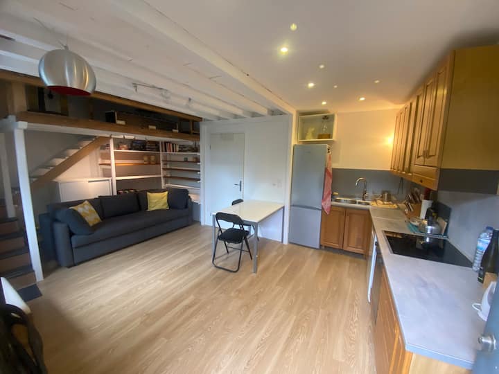 Charmant Loft En Mezzanine Proche De Paris - 4pax - Aubervilliers