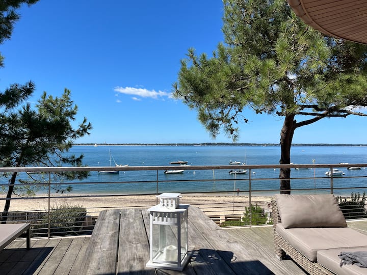 Villa Kyma Sur La Plage Au Moulleau. - Arcachón