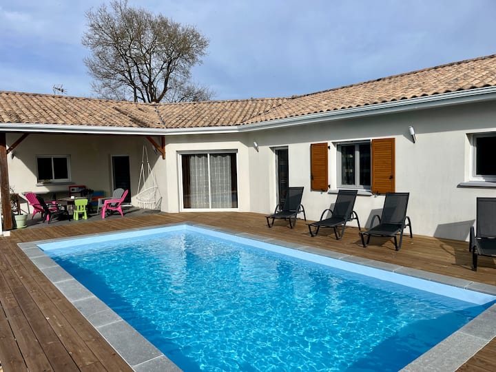 Villa, Piscine, Bassin Arcachon, Meublé Classé - Le Teich