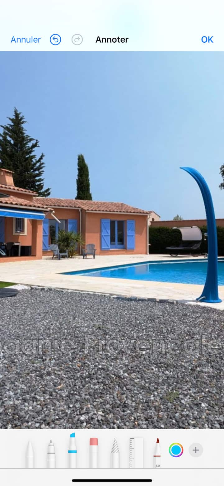 Bella Vita –Villa Provence Avec Piscine Privée Mer - Les Arcs