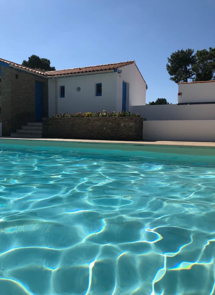 Maison Piscine Chauffée, Entre Plage Et Forêt - Saint-Jean-de-Monts