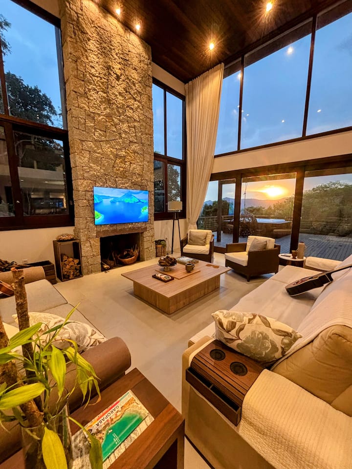 Silver Mountain Luxury Home At Silveira -Garopaba - Garopaba