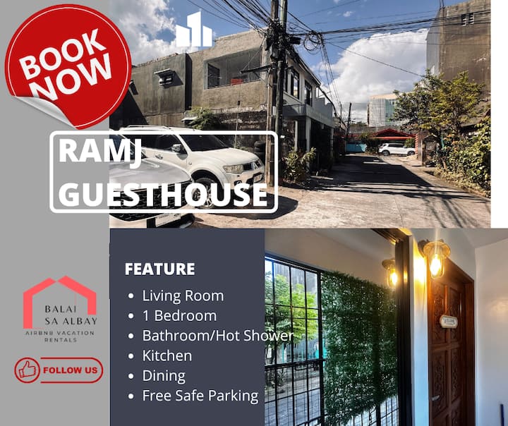 Ramj Guesthouse#1 |2guests 1b.room Condo Type Unit - Legazpi City