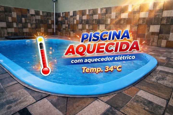 Piscina Aquecida, Ar Cond, Wifi Próx Ao Thermas - Olímpia