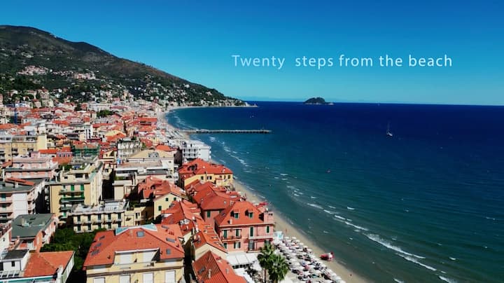 Alassio Beach House - 20 Meter Zum Meer. - Alassio