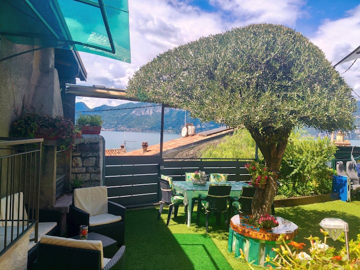 "Casa Gaspar" : Appartamento Con Vista Lago - Malcesine