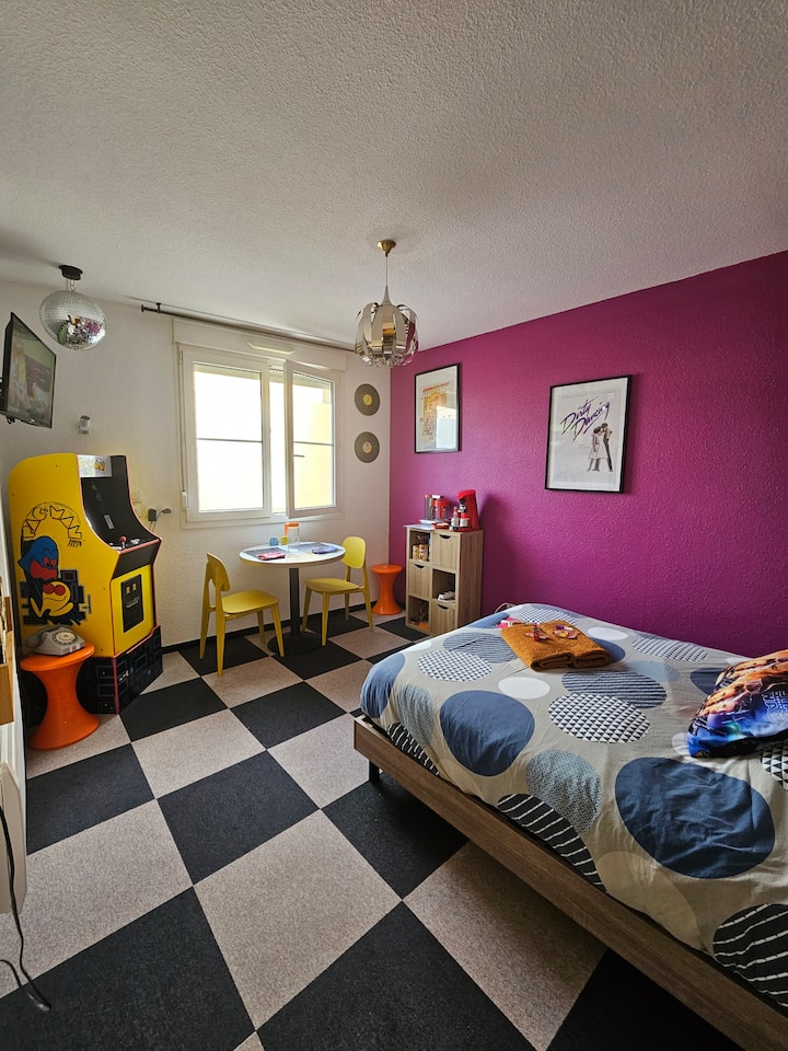Studio Rétro - Borne Arcade - Parking Gratuit - Lunéville